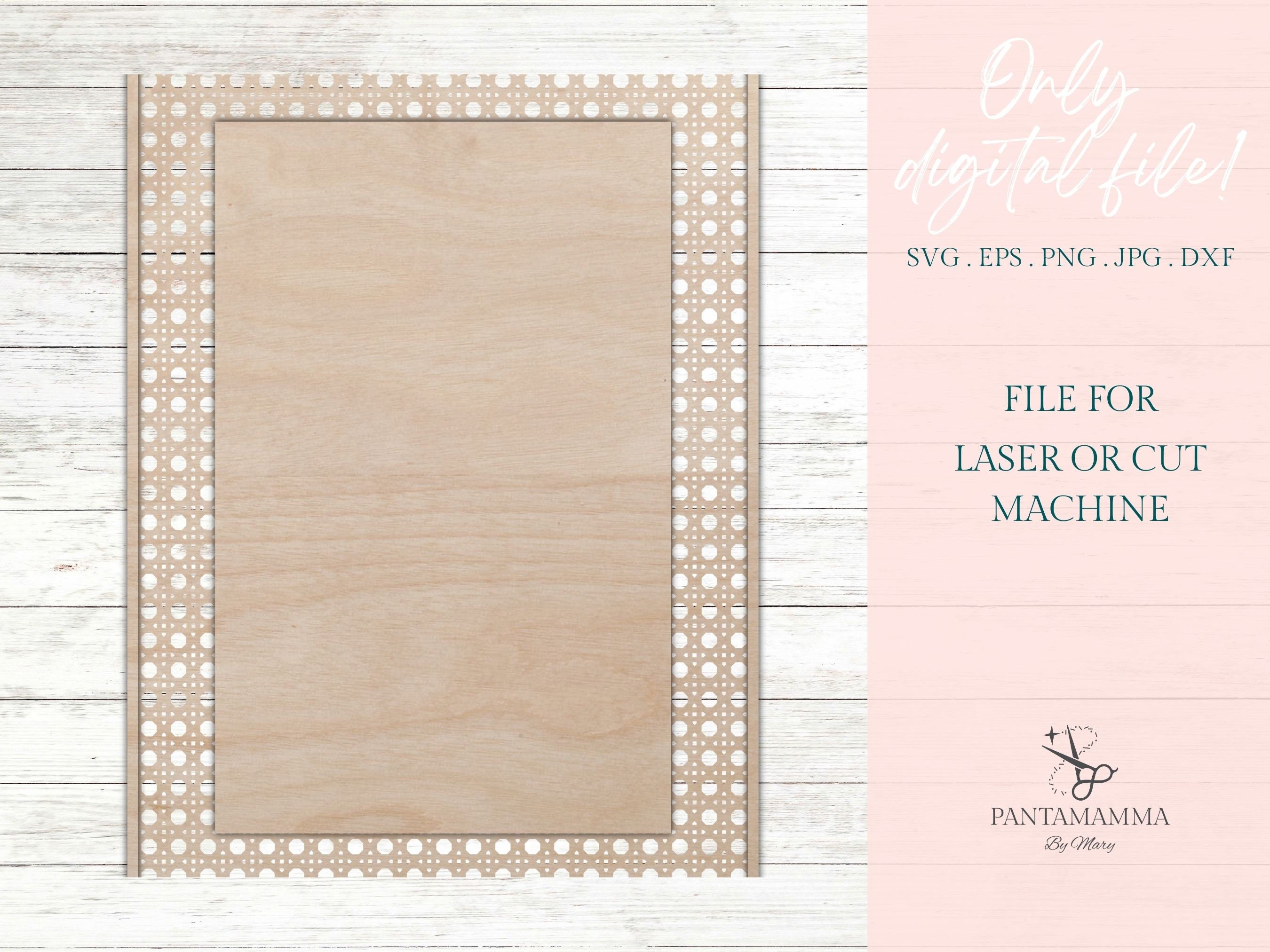 SVG Cut and Laser Rattan Pattern for Laser and Cut Machine, Welcome ...