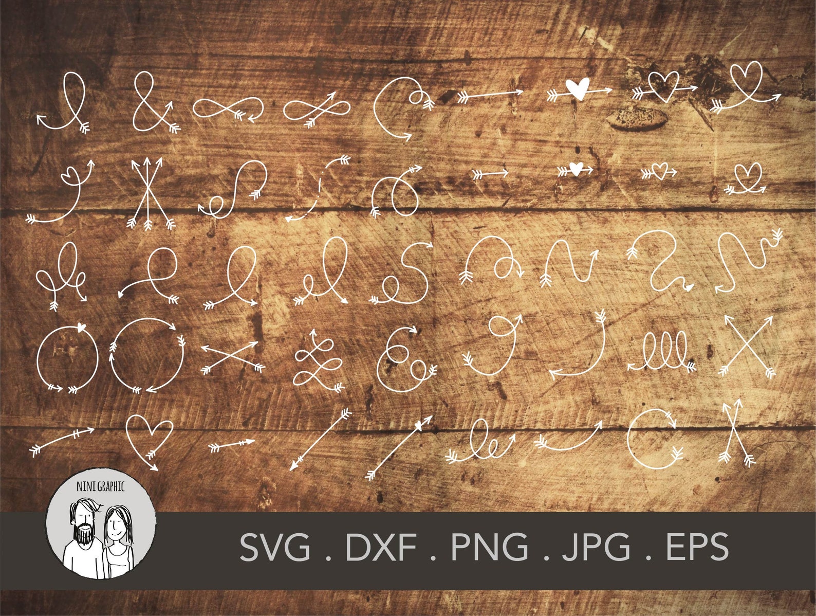 45 Arrow SVG Bundle Arrows Svg Arrow Clipart Arrow Clip Art - Etsy