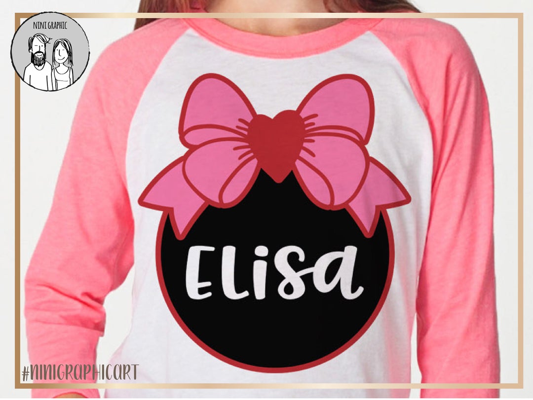 Bow Monogram Frame Svg, SVG, DXF, EPS, Bow Svg, Southern Svg, Valentine ...