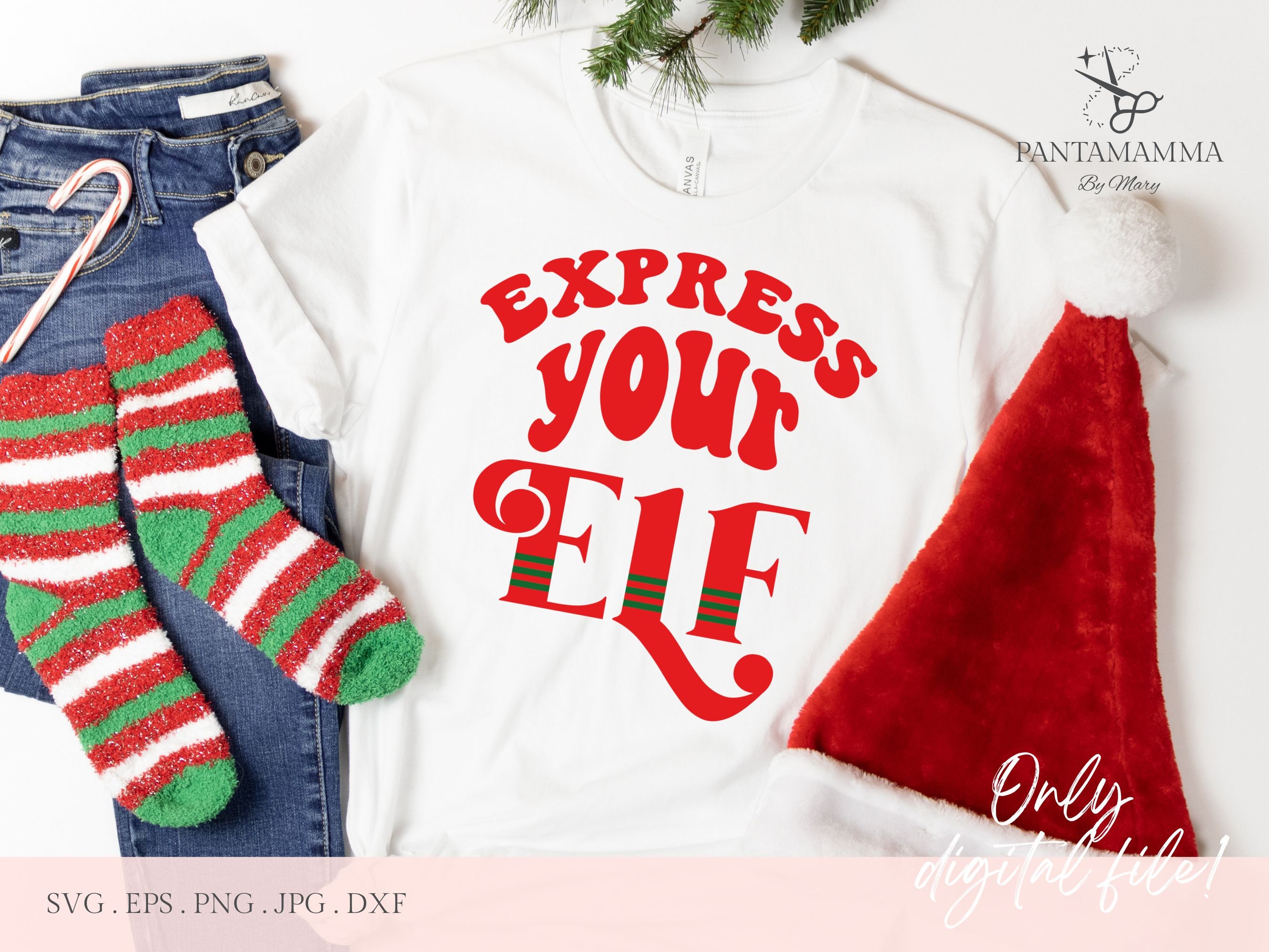 Express Your Elf Svg DXF and PNG Instant Download and - Etsy Australia