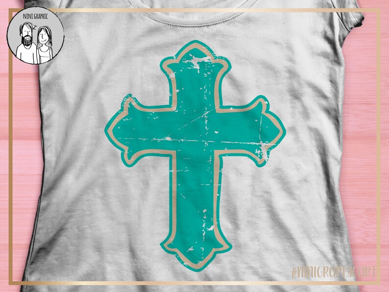Cross Svg Christian Svg Distressed Cross Easter Svg Svgs - Etsy