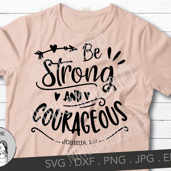 Joshua 1 9 Svg - Etsy