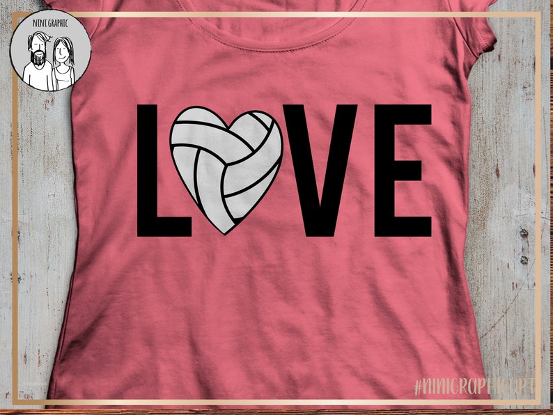 Love Volleyball Svg Volleyball Cut File Volleyball SVG - Etsy