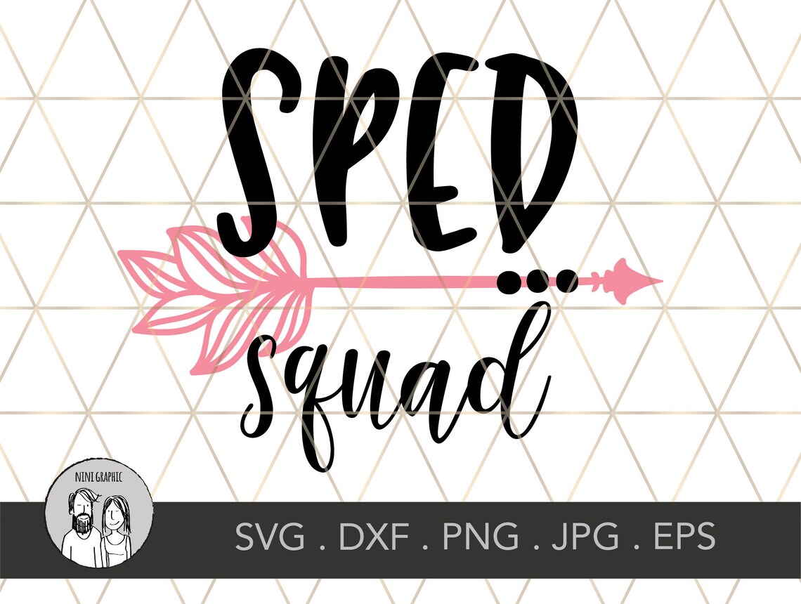 SPED Squad Svg Png Jpeg Dxf Eps Dxf Cutting File for - Etsy