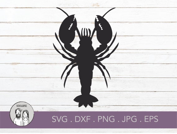 Instant Download Crawfish SVG Regular and Distressed Vinyl Cutter Cut ...