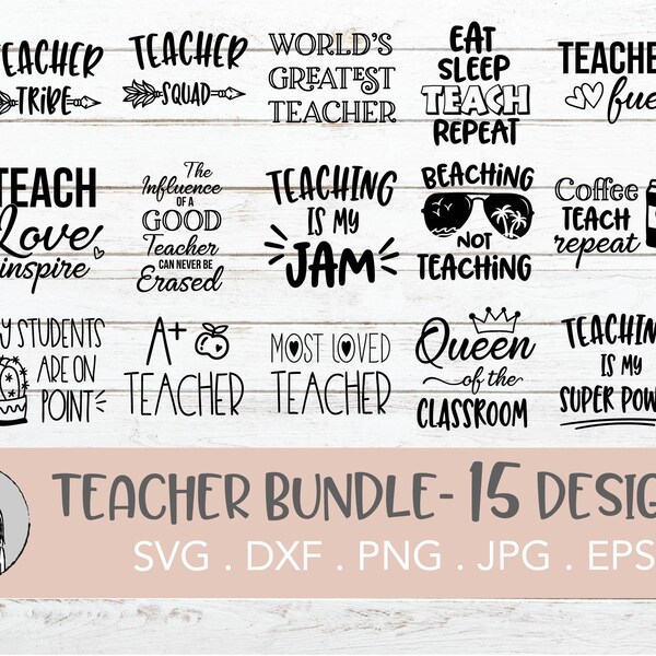 Teacher Tribe Svg - Etsy