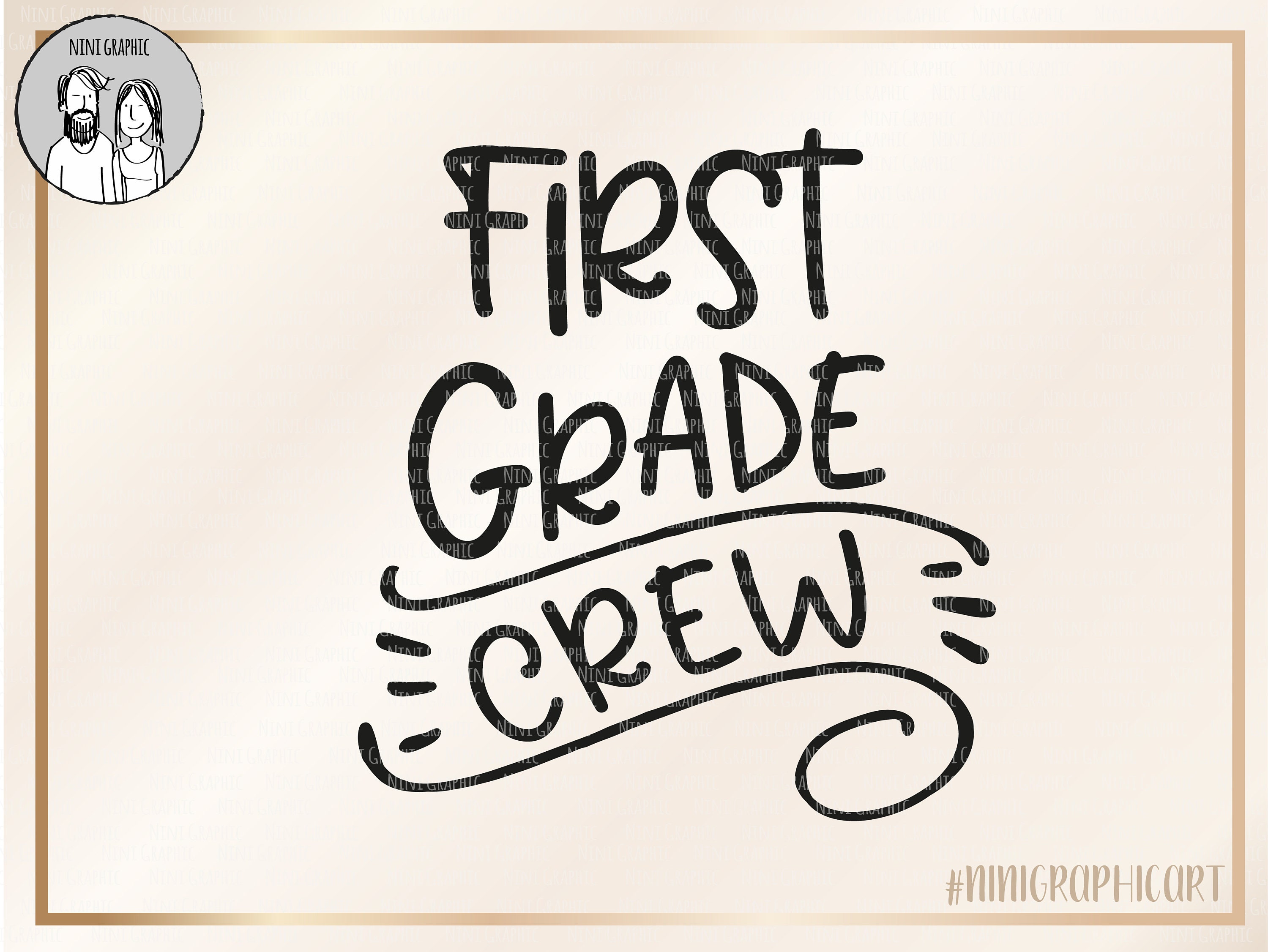First Grade Crew SVG First Grade Svg 1st Grade Svg Teacher - Etsy