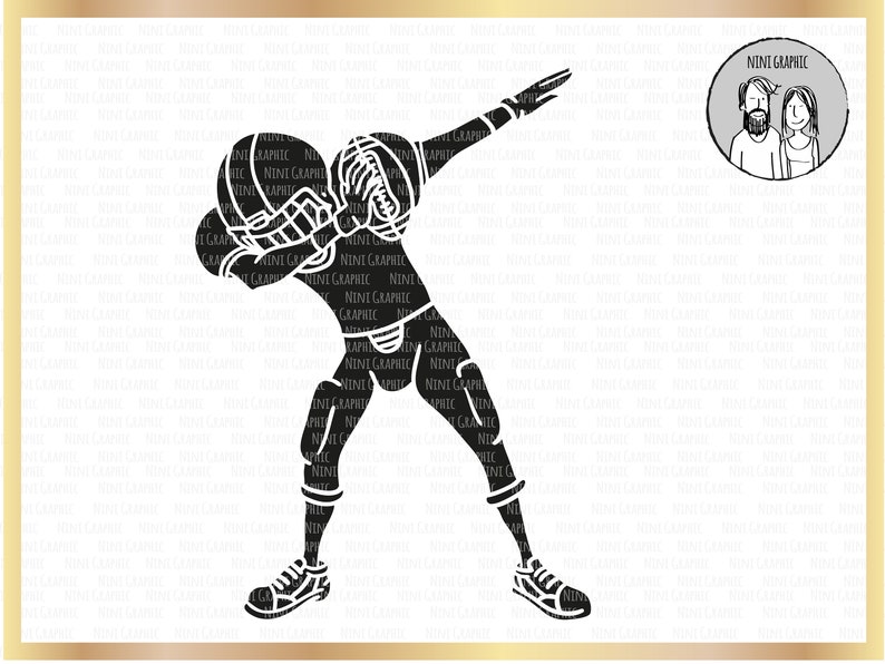 Football Dabbing Football Svg Funny Football Svg Football - Etsy