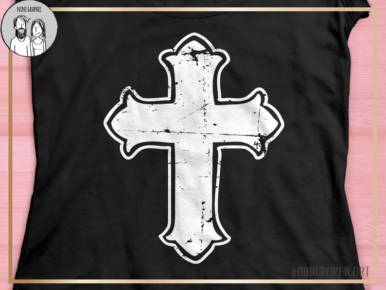 Cross Svg Christian Svg Distressed Cross Easter Svg Svgs - Etsy