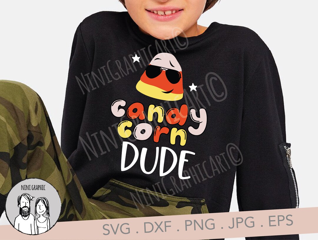 Candy Corn Dude SVG PNG DXF File, Svg, Printable Clip Art, Cute ...
