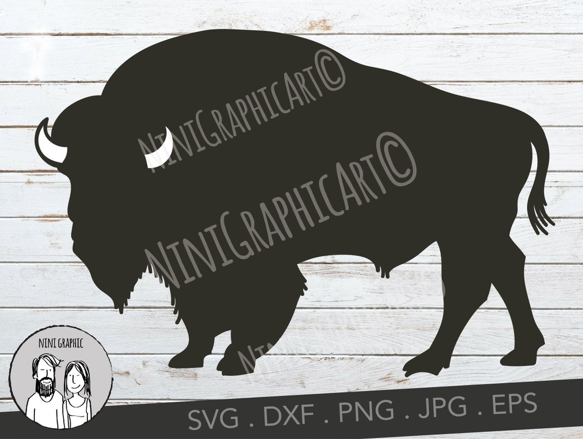 Buffalo SVG, Buffalo Grunge Svg, Bison SVG, Buffalo Distressed Svg ...