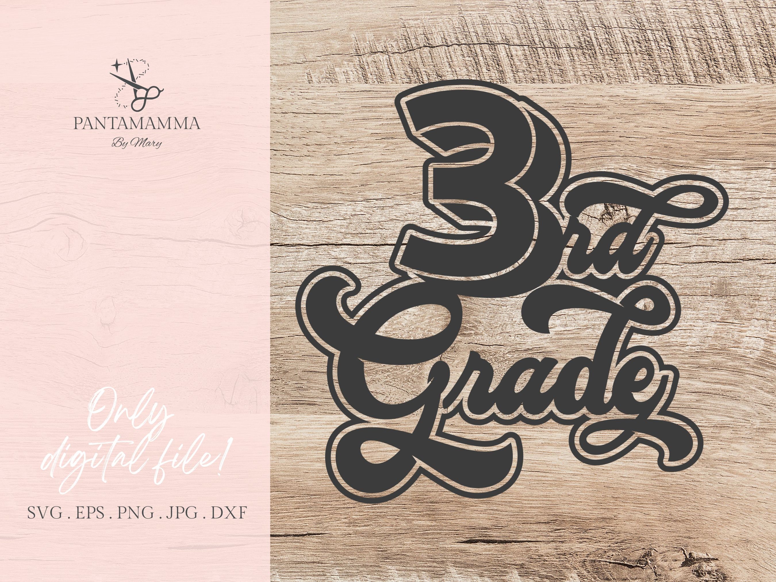 Third Grade Svg 3rd Grade Svg Png Dxf Eps Cricut Cut File - Etsy