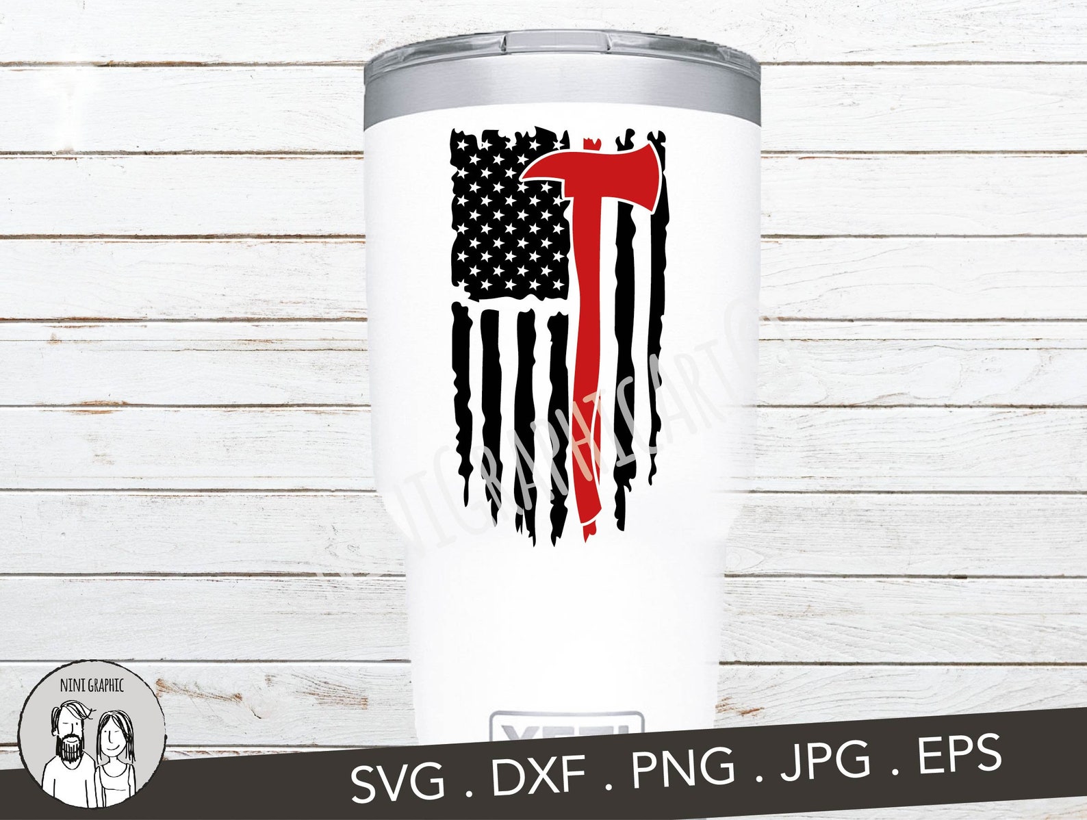 Firefighter Flag Svg, Distressed Firefighter Flag Svg, Fire Department ...