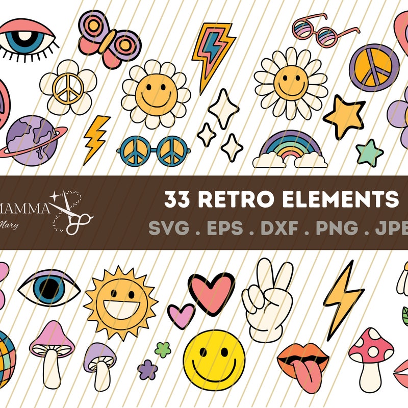 Retro Clip Art - Etsy