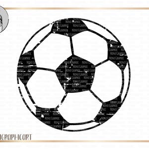 Grunge Soccer Svg, Soccer Svg, Grunge Svg, Soccer Mom Svg, Grunge Ball ...