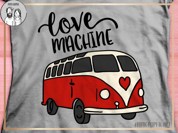Love Machine Svg Valentine's SVG Valentine SVG | Etsy