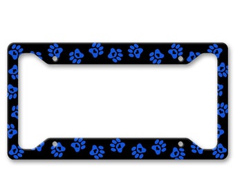 Royal blue paw print | Etsy