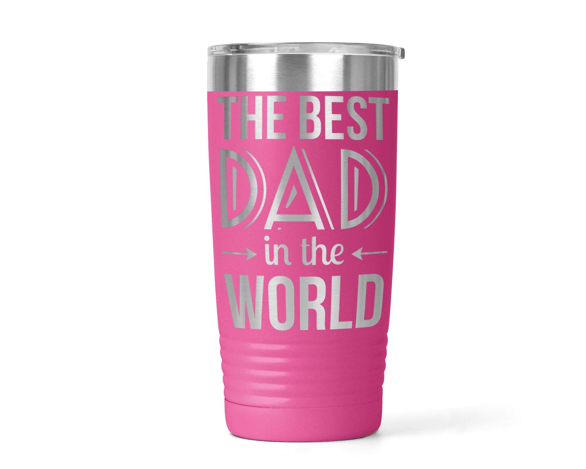 The Best Dad in the World Travel Coffee Mug - Father's Day Gift ...