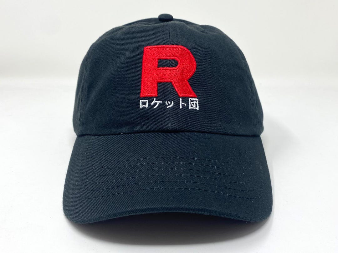 Embroidered Team Rocket Inspired Cap | Hat | Kawaii | Adult Gift ...