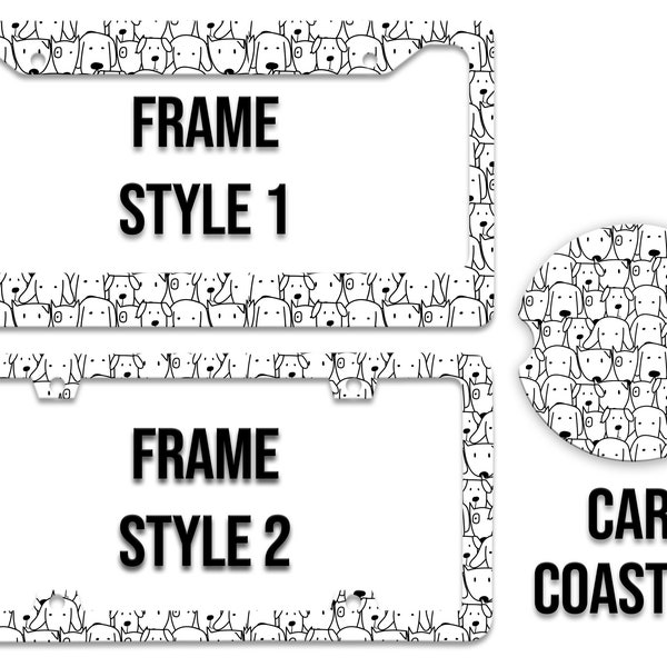 Cartoon License Plate Frame - Etsy