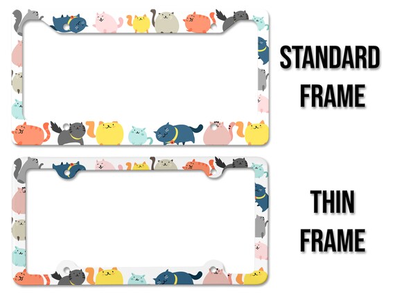 Hand Drawn Cartoon Cat Print Pattern Bright Colorful Thick - Etsy