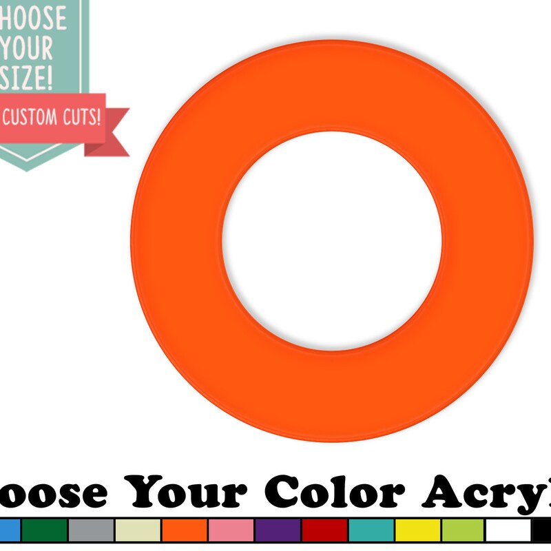 Plastic Circles - Etsy