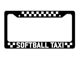 Softball License Plate Frame - Etsy