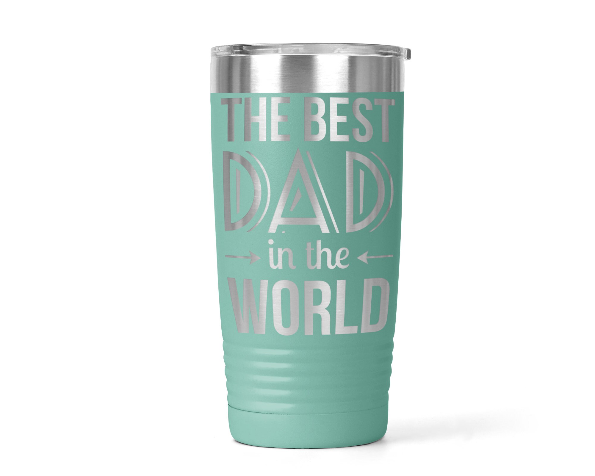 The Best Dad in the World Travel Coffee Mug - Father's Day Gift ...