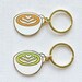 Egg Keychain,egg Key Chain,food Keychain,breakfast Gifts,egg Gift,fried ...