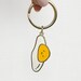 Egg Keychain,egg Key Chain,food Keychain,breakfast Gifts,egg Gift,fried ...