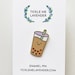 Bubble Tea Pin,boba Pin,milk Tea Pin Brooch,boba Enamel Pin,boba Milk ...