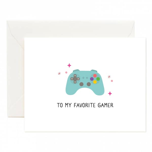 Video Game Card - Etsy