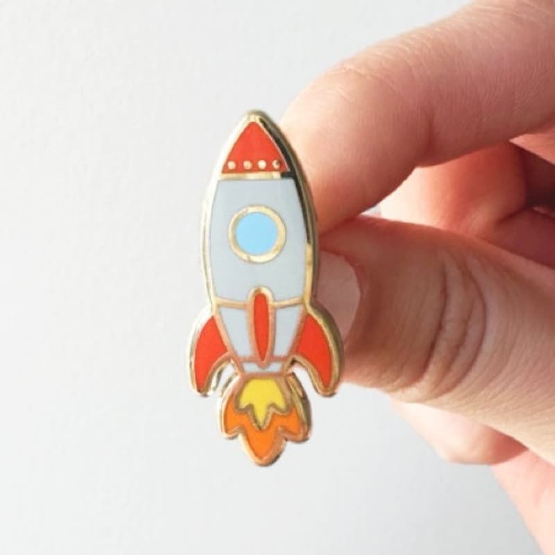 Space Enamel Pin - Etsy