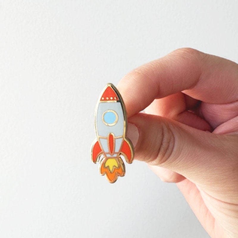 Space Enamel Pin - Etsy