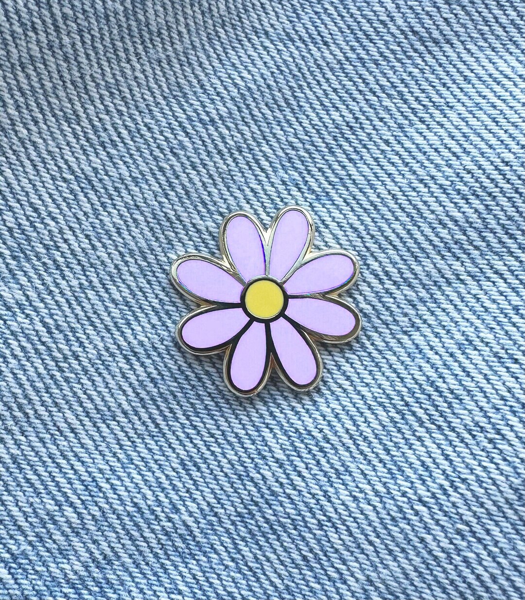 Purple Pins lavender Enamel Pin daisy Enamel Pin purple Daisy floral