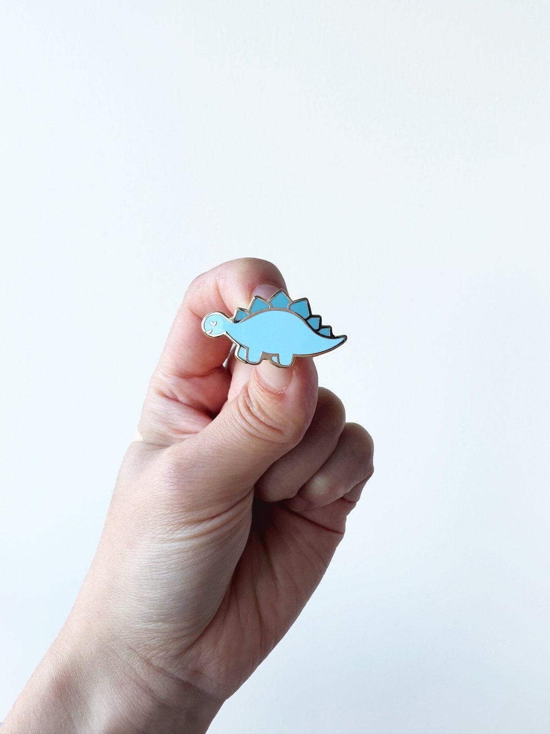 Dino Pin,dinosaur Enamel Pin,blue Dinosaur,dinosaur Pin,dinosaur Gifts ...