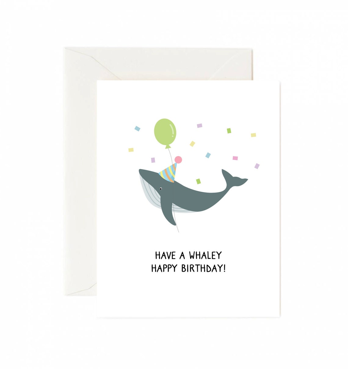 Whale Birthday Cardfish Birthday Cardocean Birthday - Etsy