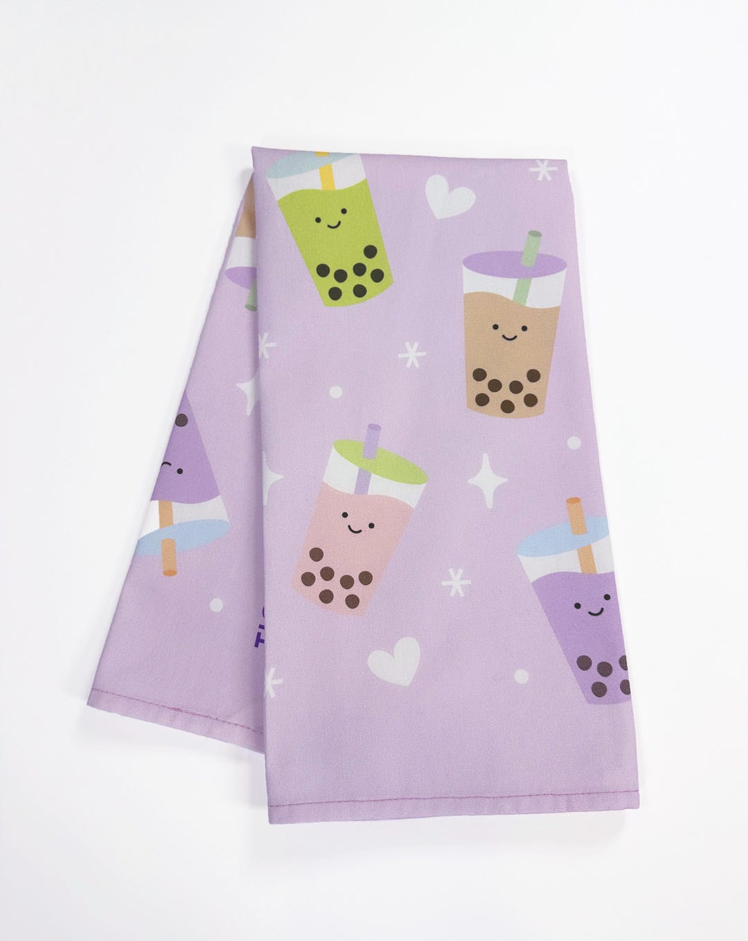 Boba Gift,boba Lover Gift,bubble Tea Gift,kitchen Tea Towel,printed Tea ...