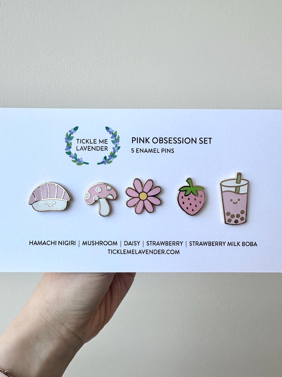 Pink Pins Sets,cute Pink Pin,pink Enamel Pin,cute Pin Set,pastel Pin ...