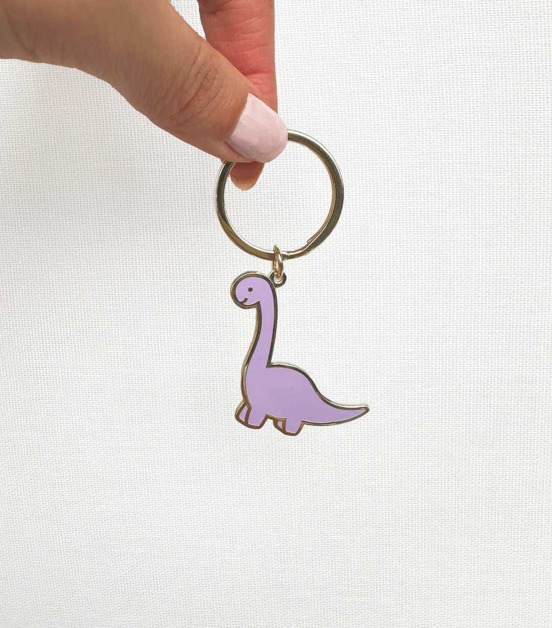 Purple Dinosaur,dinosaur Keychain,brontosaurus,brachiosaurus,dino ...