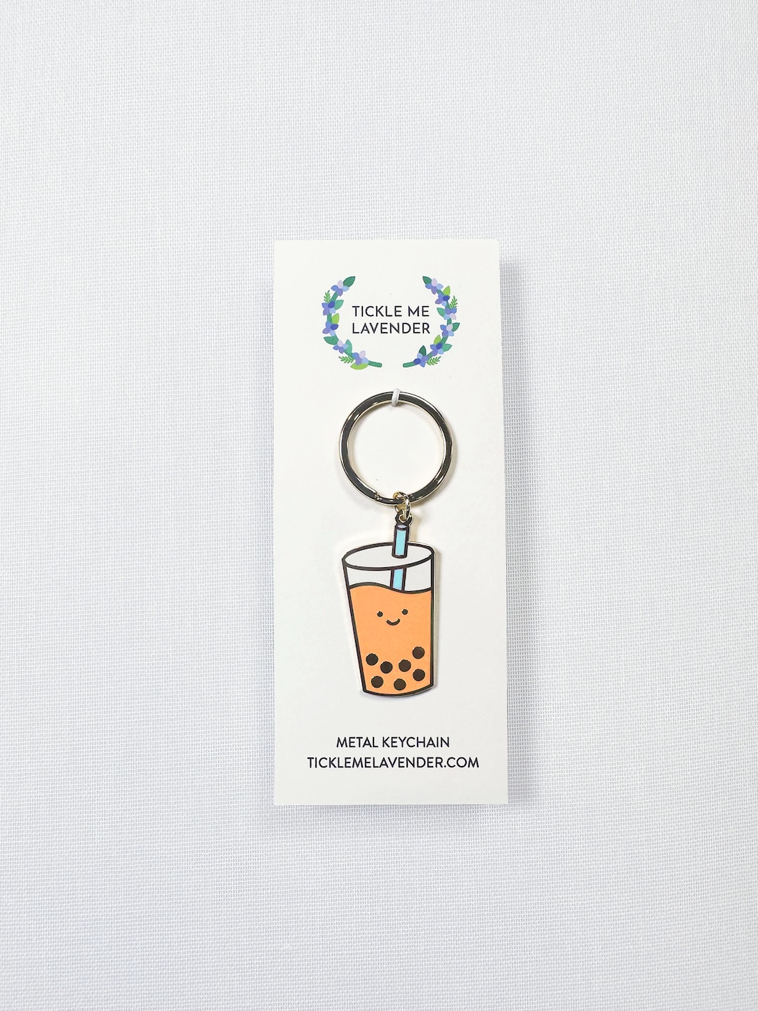 Thai Tea,orange Keychain,boba Keychain,boba Key Chain,milk Tea Keychain ...
