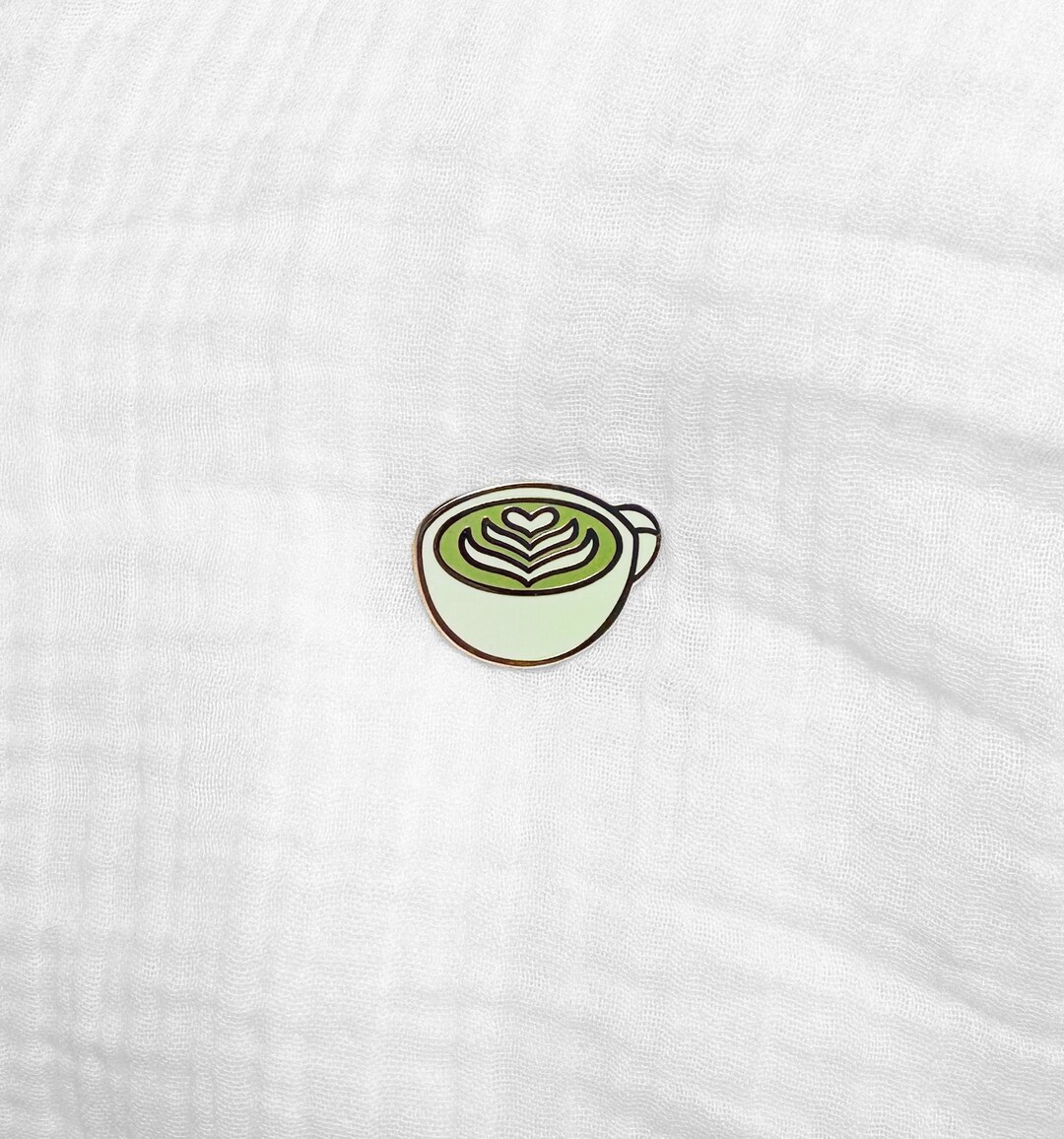 Matcha Pin,latte Pin,matcha Enamel Pin,green Enamel Pin,green Pin,tea ...