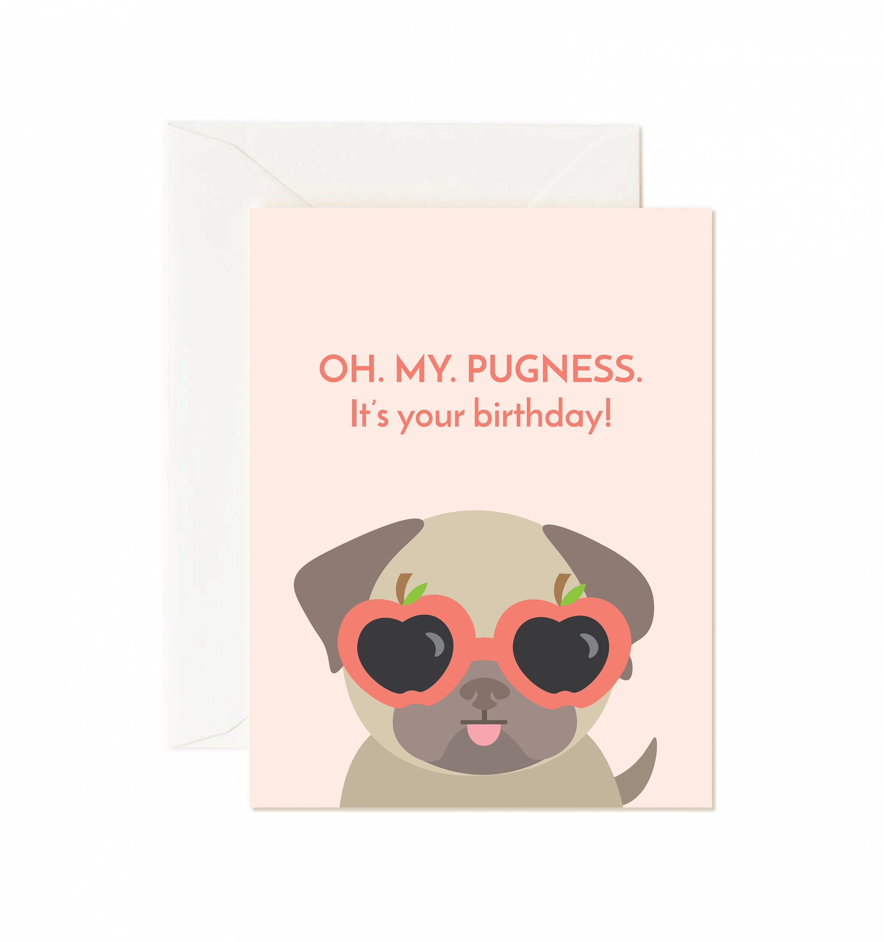 Funny Pug Birthday Cards