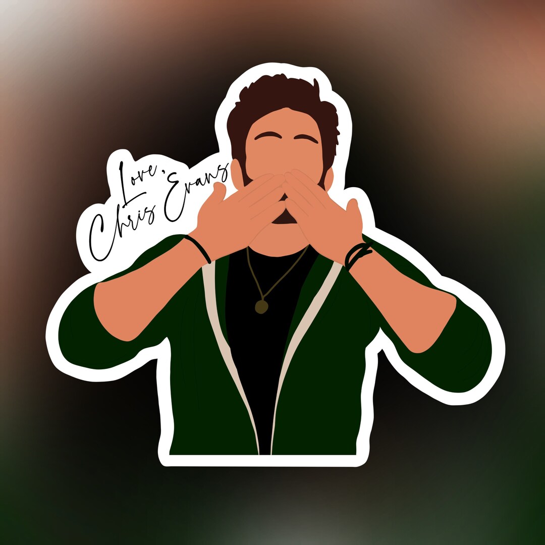 Chris Evans Stickers Chris Evans Fan Art Stickers Chris - Etsy