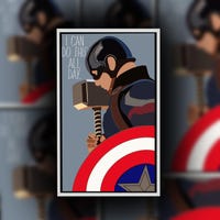 Captain America/ Chris Evans Sticker Pack - Etsy UK