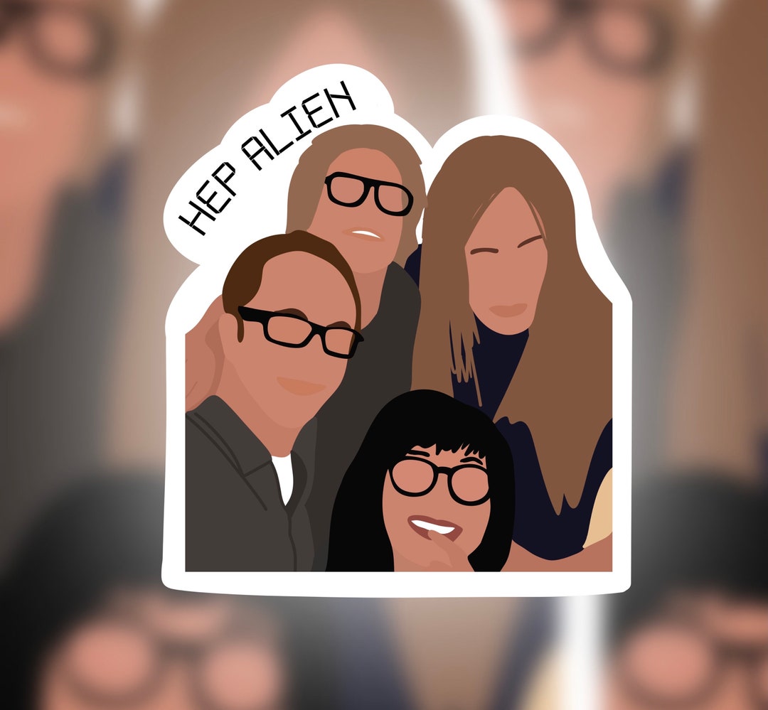 Gilmore Girls Hep Alien Fan Sticker, Gilmore Girls Revival Sticker, Hep Alien Sticker, Gilmore ...