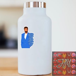 Sebastian Stan Waterproof Sticker, Sebastian Stan, Anthony Mackie Quote ...