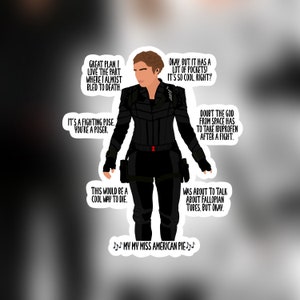 Black Widows Stickers, Black Widow Quotes, Natasha Romanoff, Yelena ...