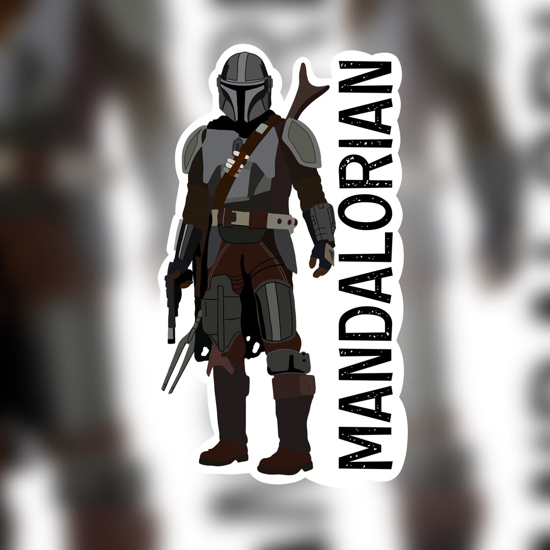 Mandalorian Sticker Mandalorian Decal Decal Sticker - Etsy
