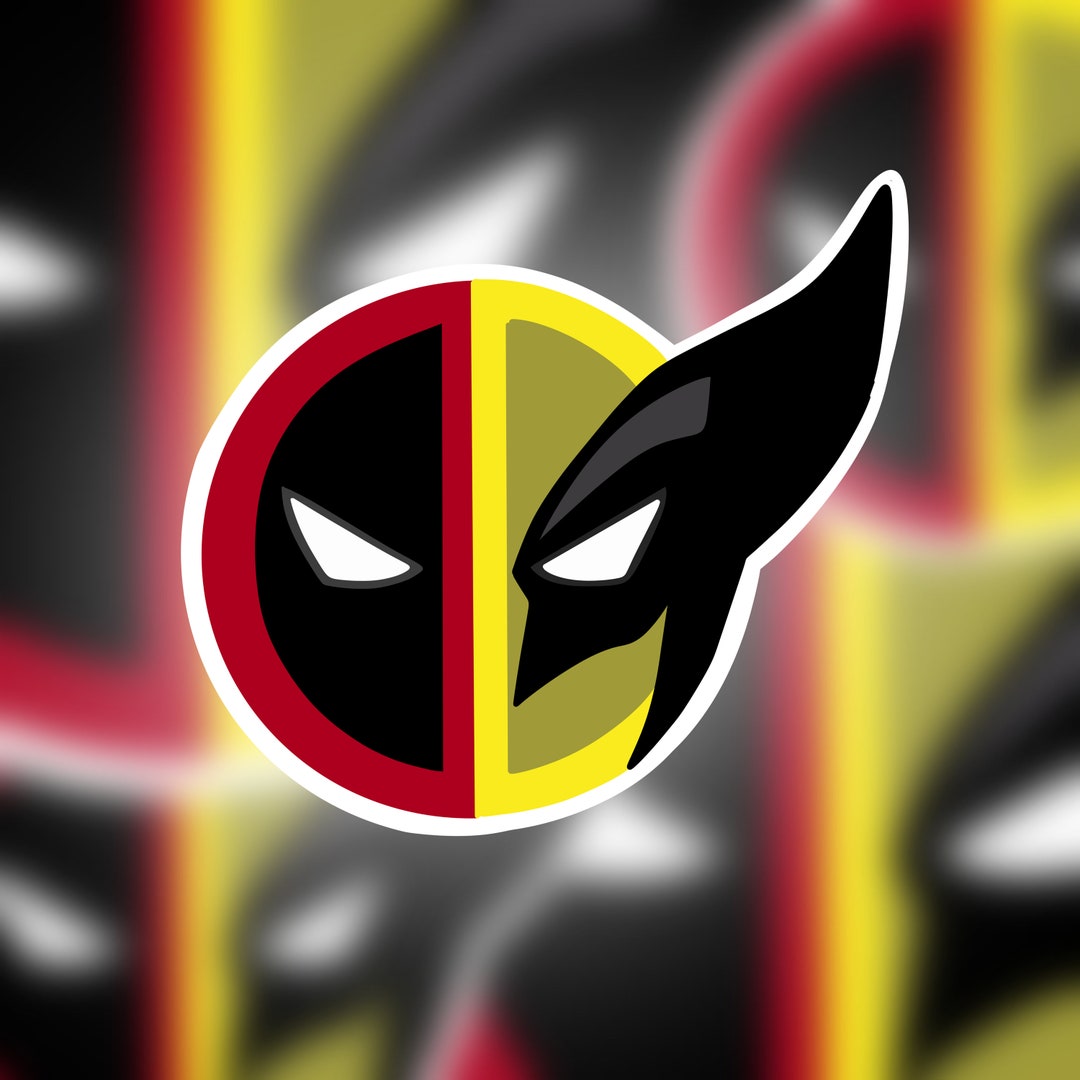 Deadpool and Wolverine Waterproof Sticker, Deadpool, Wolverine, Decal ...